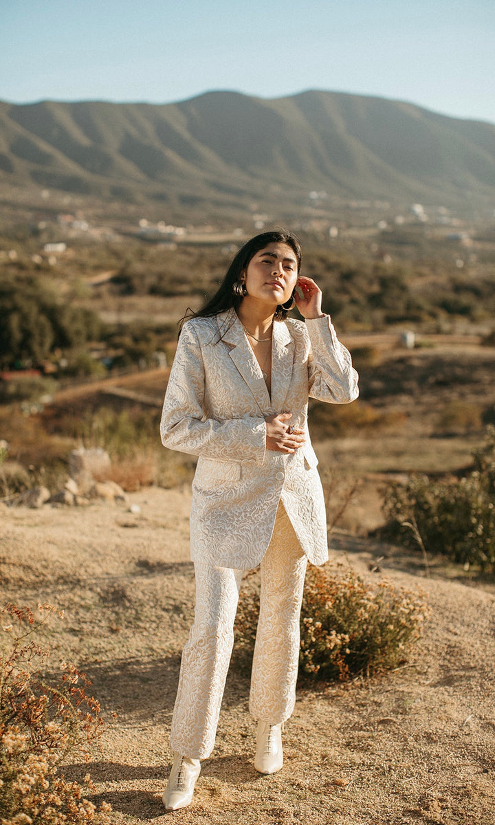 Josephine- Gold Bridal Wedding Suit – Daughters of Simone