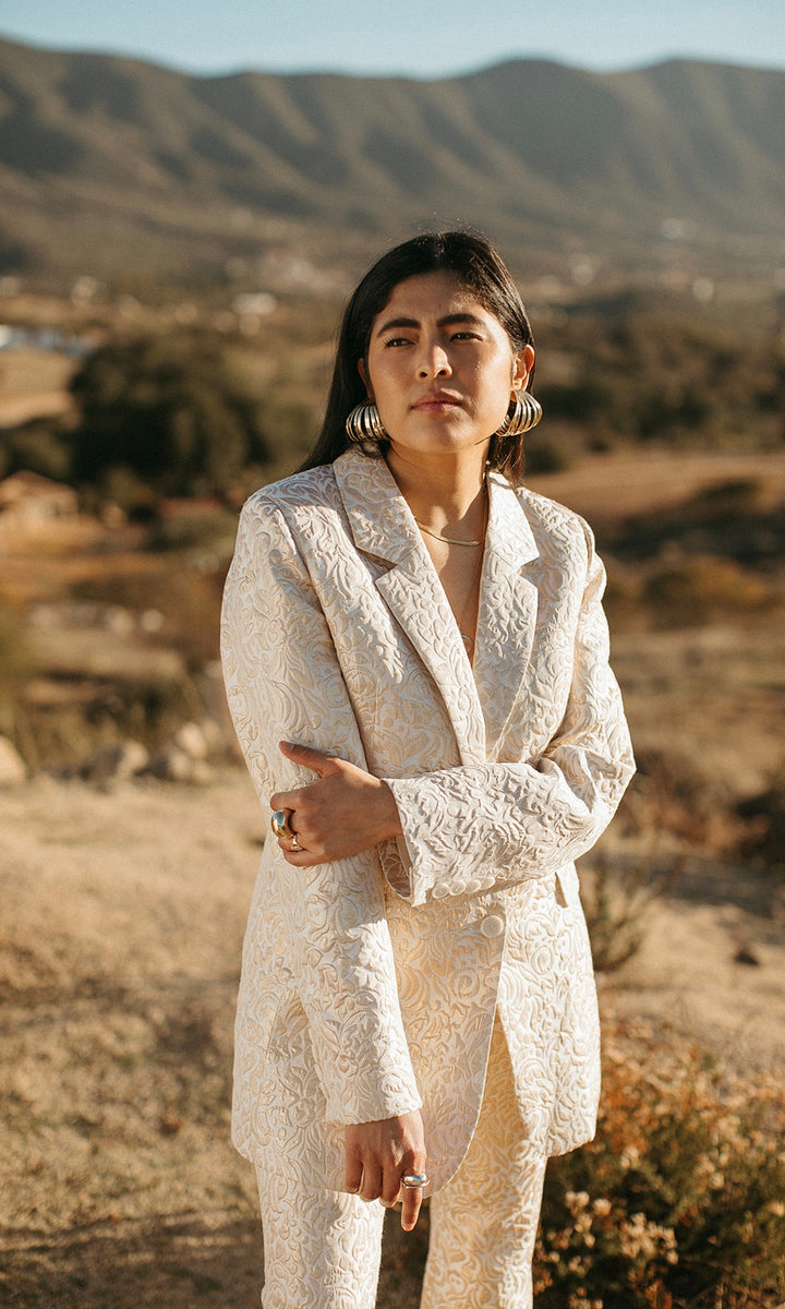 Josephine- Gold Bridal Wedding Suit – Daughters of Simone